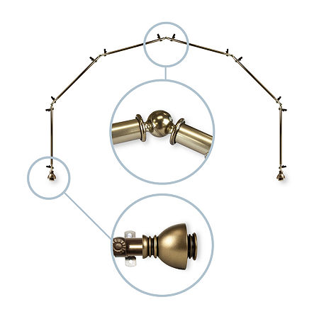 Click here for Rod Desyne Alma 6 Sided Bay Window Rod  One Size... prices