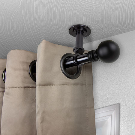 Click here for Rod Desyne Globe Ceiling Curtain Rod  One Size  Bl... prices
