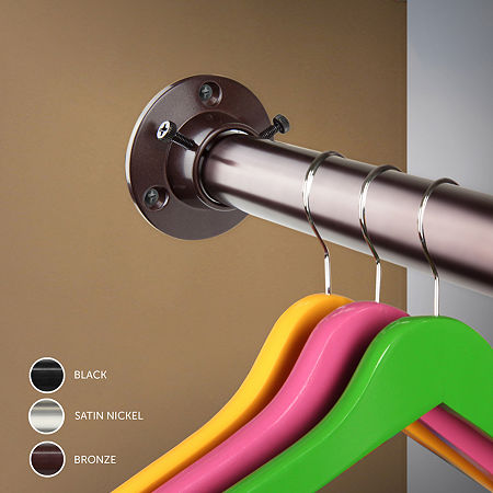 Click here for Rod Desyne Closet 1 IN Adjustable Curtain Rod  One... prices