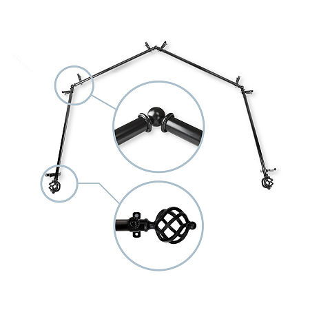 Click here for Rod Desyne Twist 4 Sided Bay Window Rod  One Size... prices