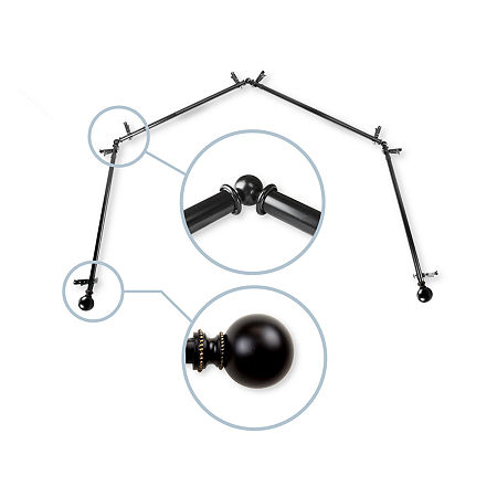 Click here for Rod Desyne Jordana 4 Sided Bay Window Rod  One Siz... prices