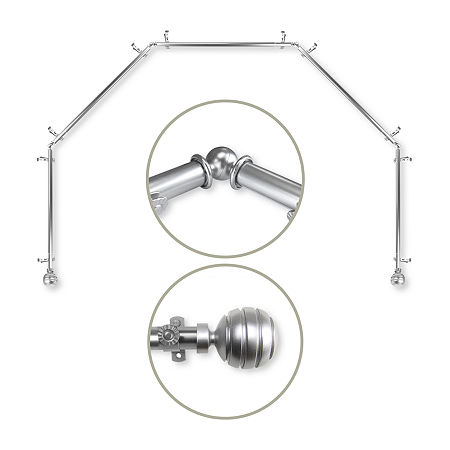 Click here for Rod Desyne Poise 5 Sided Bay Window Rod  One Size... prices