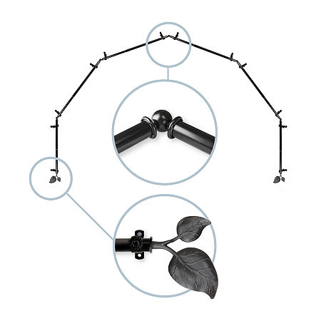 Click here for Rod Desyne Ivy 6 Sided Bay Window Rod  One Size  B... prices