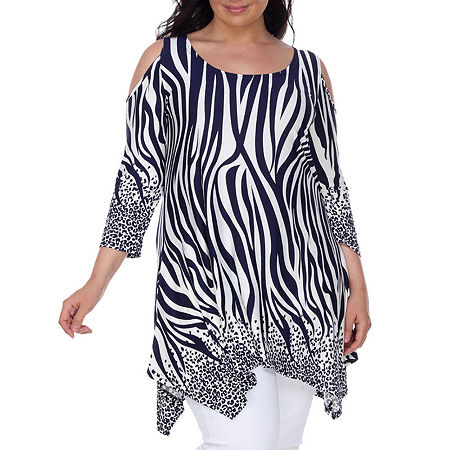 Click here for Plus Size White Mark Antonia Tunic prices