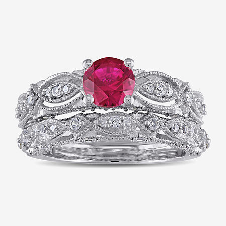 Click here for Modern Bride Gemstone Womens 1/10 CT. T.W. Lab Cre... prices