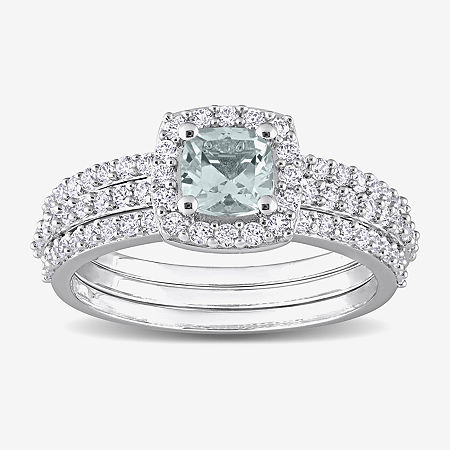Click here for Modern Bride Gemstone Womens Genuine Blue Aquamari... prices