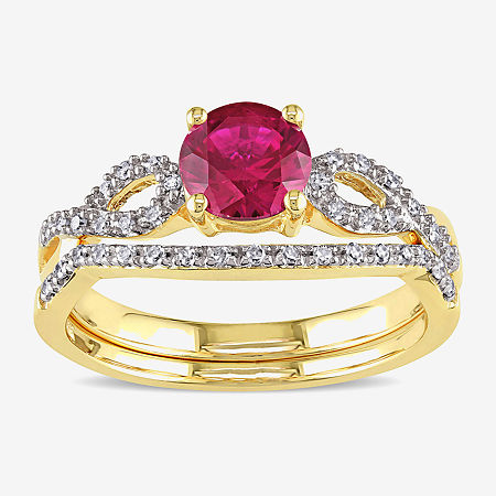 Click here for Modern Bride Gemstone Womens 1/7 CT. T.W. Lab Crea... prices
