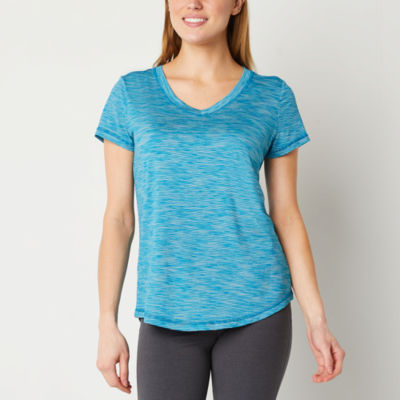 Xersion Womens Performance V Neck Short Sleeve T-Shirt - JCPenney