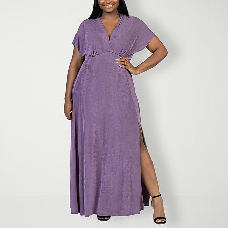 Click here for 24seven Comfort Apparel Plus Size Front Slit Empir... prices