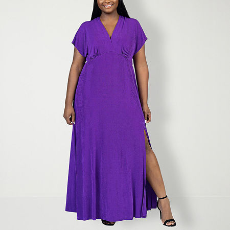 Click here for 24seven Comfort Apparel Plus Size Front Slit Empir... prices