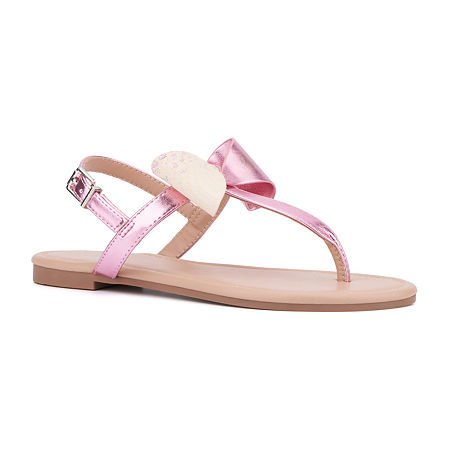 Click here for Womens Abril Flat Sandal - Pink combo prices