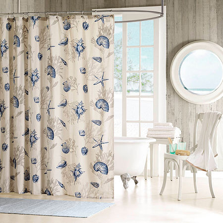 Click here for Madison Park Bayside Seashell Shower Curtain  72 x... prices