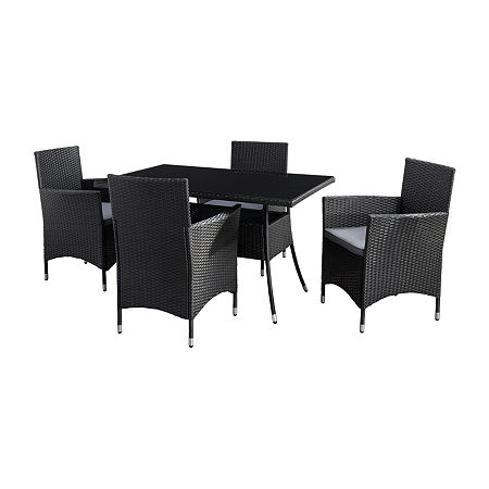 Click here for Parksville Patio Collection Rectangular 5-Piece Di... prices