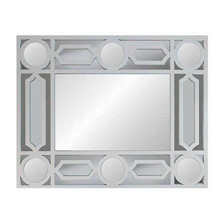 Click here for Northlight 29.5 White Framed Geometric Openwork Re... prices