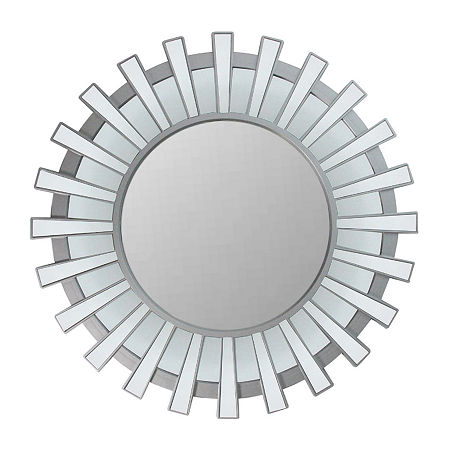 Click here for Northlight 25.5 Matte Silver Sunburst Wall Mirror... prices