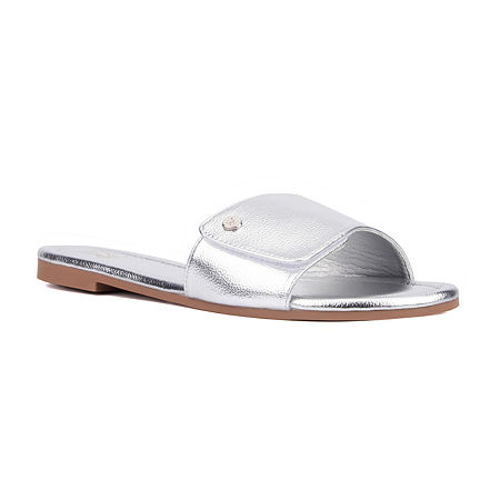 Click here for Womens New York & Company Adelle Slide Sandals prices