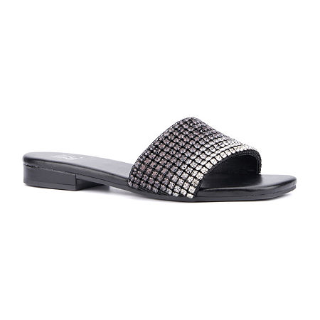 Click here for Womens Gracie Flat Sandal - Black prices