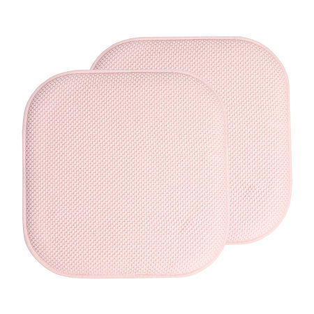 Sweet Home Collection Honeycomb Memory Foam Non-Slip Chair Pads
