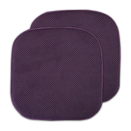 Sweet Home Collection Honeycomb Memory Foam Non-Slip Chair Pads