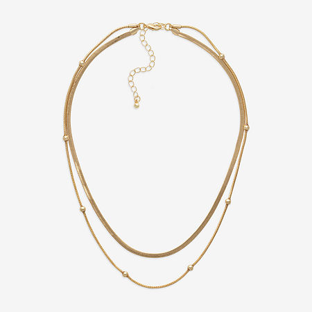 Click here for Mixit Womens Hypoallergenic 2-pc. Necklace Set  On... prices