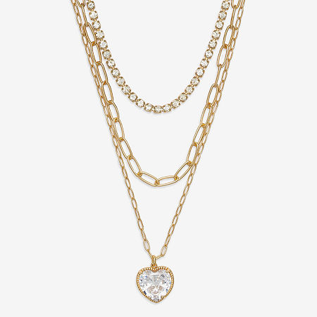 Click here for Mixit Womens Cubic Zirconia Hypoallergenic 21 Inch... prices
