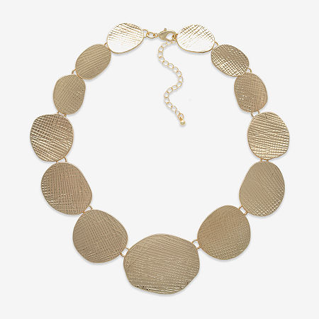 Click here for Bold Elements Womens 17 1/2 Inch Collar Necklace... prices