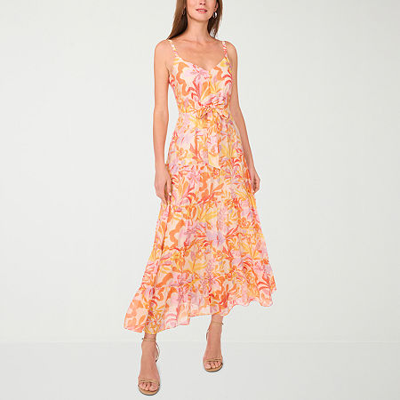 Click here for MSK Womens Sleeveless Floral Maxi Dress  Small  Ye... prices