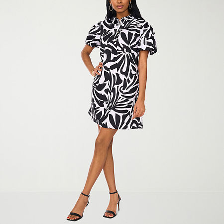 Click here for MSK Womens Short Sleeve Abstract Shift Dress  Smal... prices