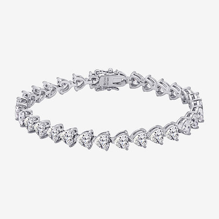 Click here for Diamonart Womens Cubic Zirconia Sterling Silver He... prices