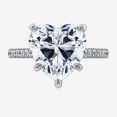 Click here for Diamonart Womens Cubic Zirconia Sterling Silver He... prices