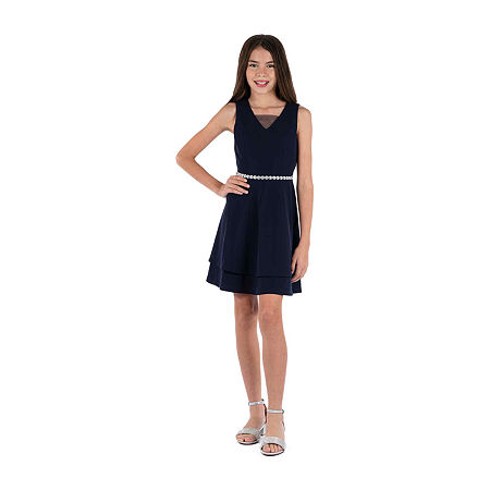 Click here for Speechless Big Kid Girls Embellished Sleeveless Sk... prices