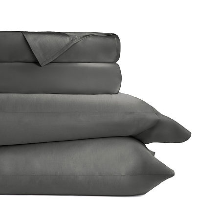 ienjoy Home Luxury Rayon from Bamboo 4-Pc. Sheet Set  Twin - Gray