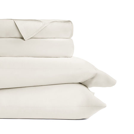 ienjoy Home Luxury Rayon from Bamboo 4-Pc. Sheet Set  Full - Ivory