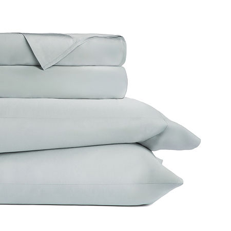 ienjoy Home Luxury Rayon from Bamboo 4-Pc. Sheet Set  Queen - Light Blue