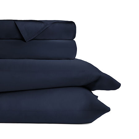 ienjoy Home Luxury Rayon from Bamboo 4-Pc. Sheet Set  Twin - Navy