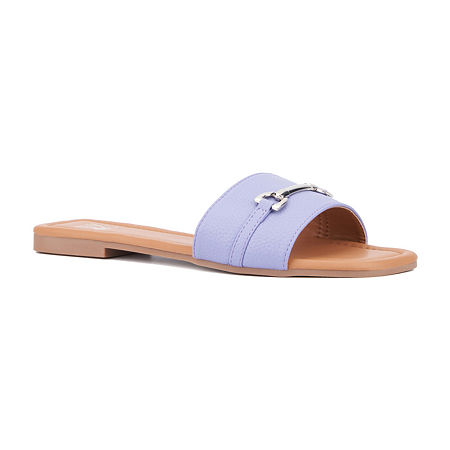 Click here for Womens New York & Company Naia Slide Sandals prices