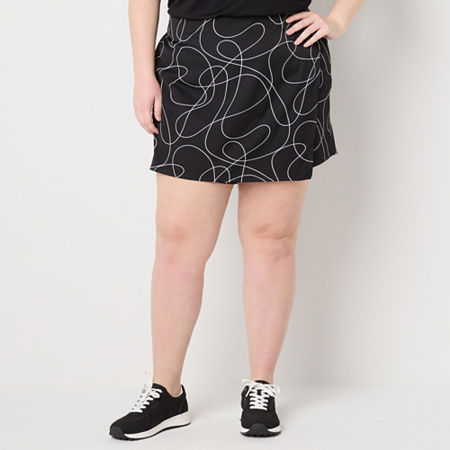 Click here for Stylus Womens High Rise Plus Skort  3x  Black prices