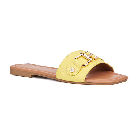 Click here for New York & Company Womens Isolde Slide Sandals  10... prices