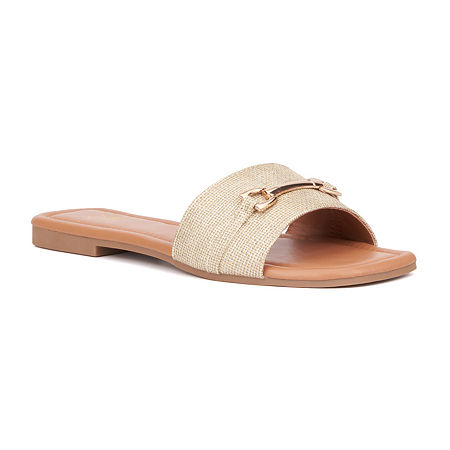 Click here for Womens New York & Company Naia Slide Sandals prices