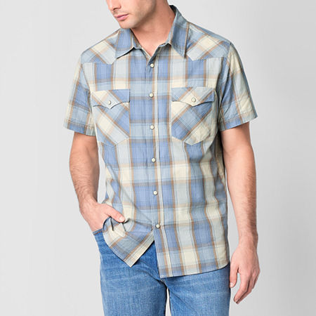 Click here for Frye and Co. Mens Short Sleeve Regular Fit Button-... prices