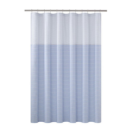 Click here for Martex Expression Shower Curtain  One Size  Blue prices
