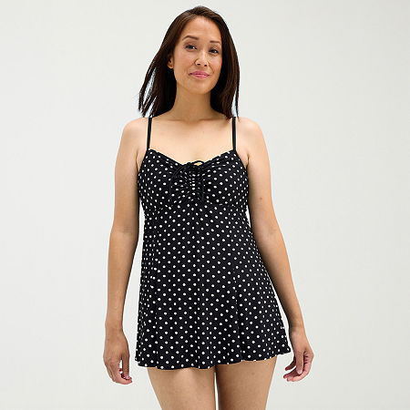 Click here for Sonnet Shores Womens Dots Swim Dress  8  Black prices