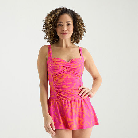 Click here for Liz Claiborne Womens Exotic Tropical Leaf Swim Dre... prices