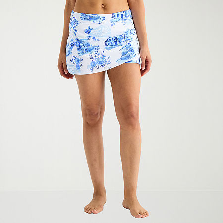 Click here for Liz Claiborne Womens Swim Skirt  8  Blue prices