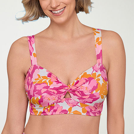 Click here for Liz Claiborne Womens Floral Midkini Swimsuit Top... prices