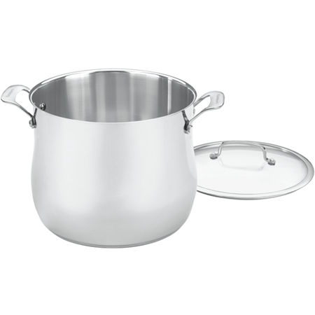 Click here for Cuisinart Contour 12-qt. Stainless Steel Stock Pot... prices