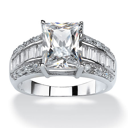 Click here for DiamonArt Womens 5 CT. T.W. White Cubic Zirconia P... prices