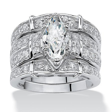 Click here for DiamonArt Womens 3 CT. T.W. White Cubic Zirconia S... prices