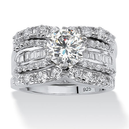 Click here for DiamonArt Womens 5 1/2 CT. T.W. White Cubic Zircon... prices