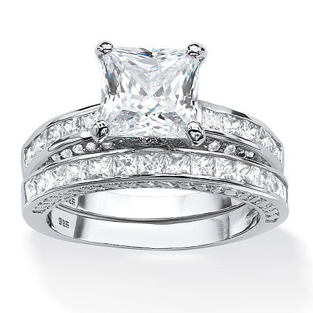 Click here for DiamonArt Womens 3 1/2 CT. T.W White Cubic Zirconi... prices